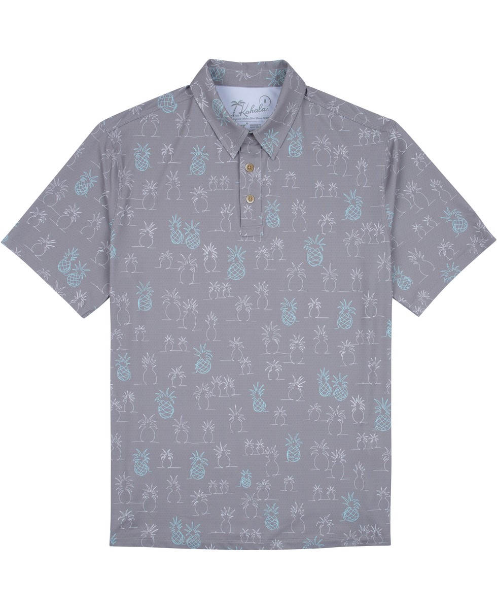 Kahala | brrr°® Performance Polo - Pine Lines