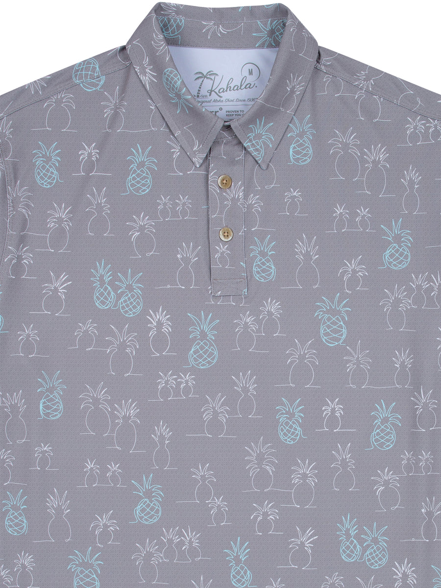 Kahala | brrr°® Performance Polo - Pine Lines